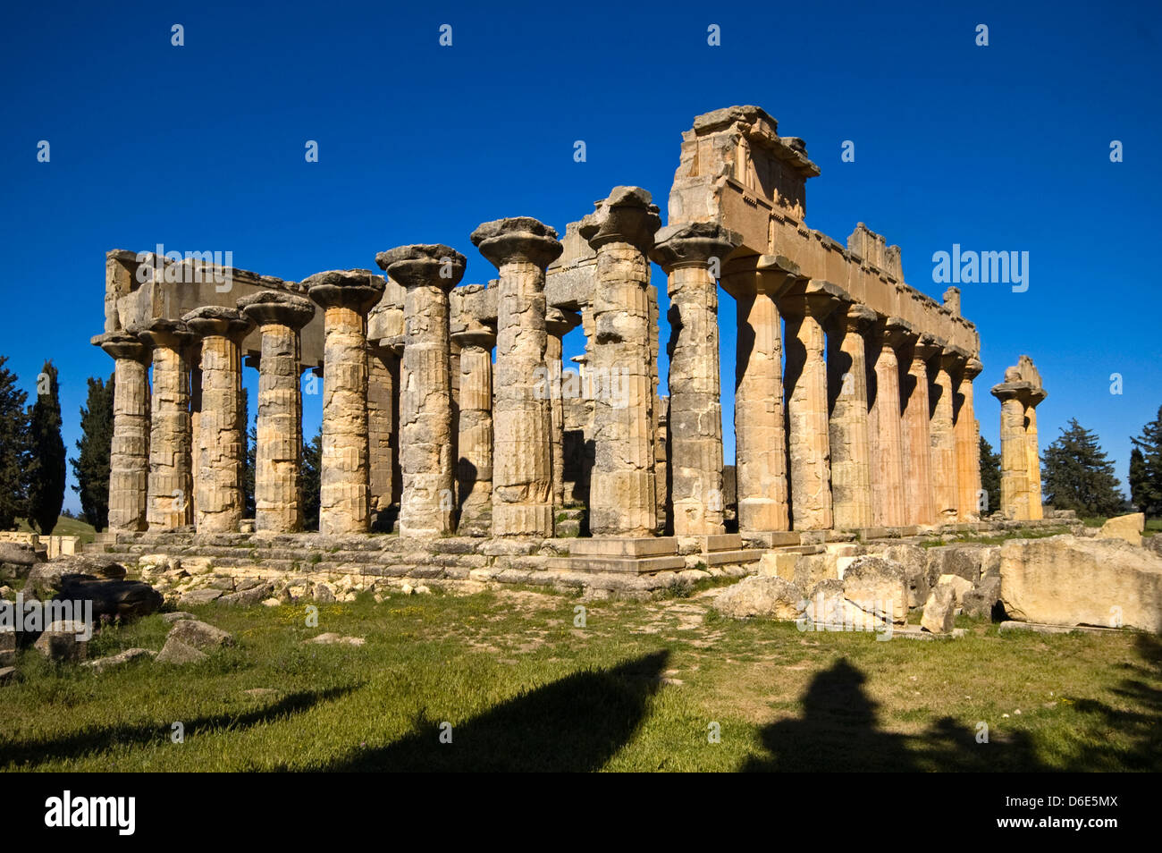LIBYA, Cyrene (75 BC), Temple of Zeus Stock Photo - Alamy
