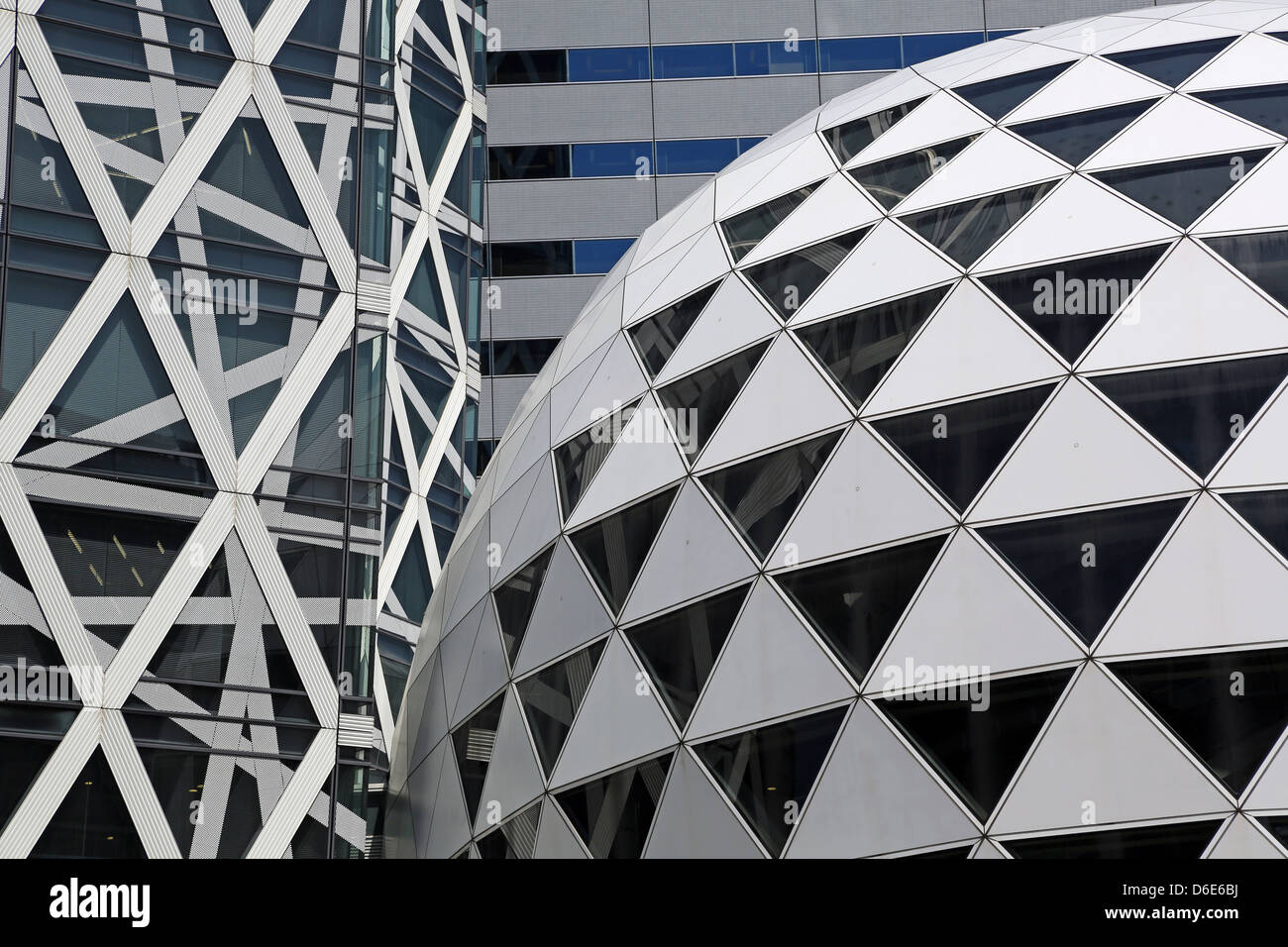 Modern architecture of the Mode Gakuen Coccoon Tower building in ...