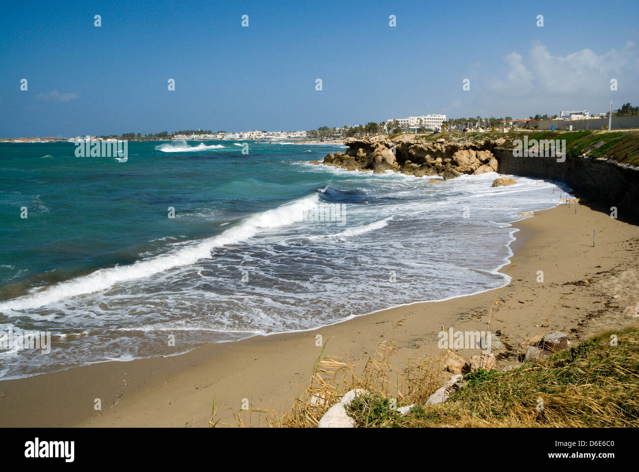 beach paphos cyprus Stock Photo - Alamy