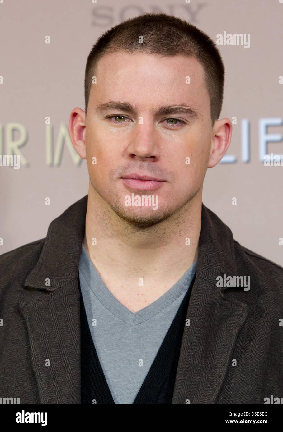 US actor Channing Tatum poses during a photocall of the film 'The Vow ...