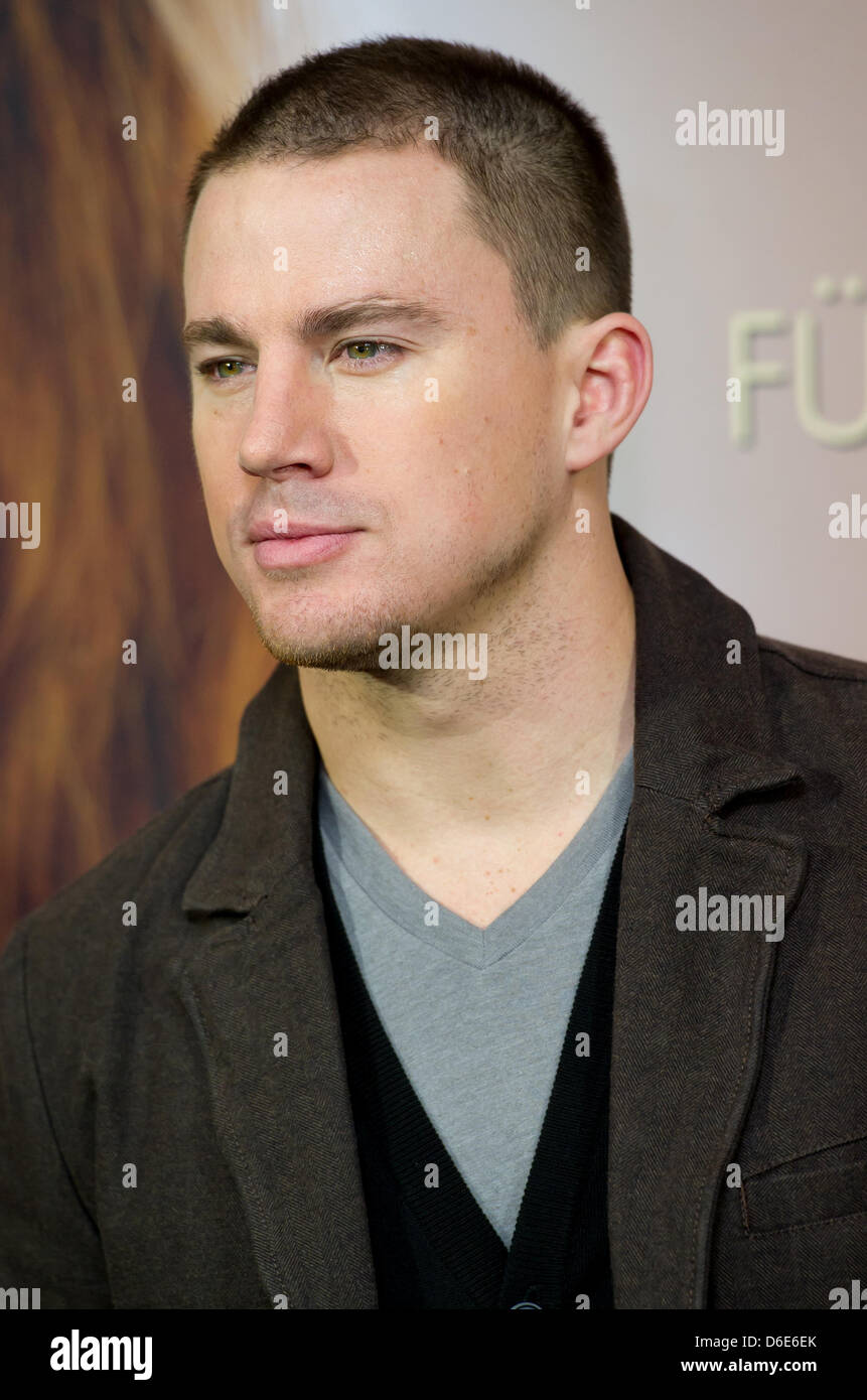 US actor Channing Tatum poses during a photocall of the film 'The Vow ...