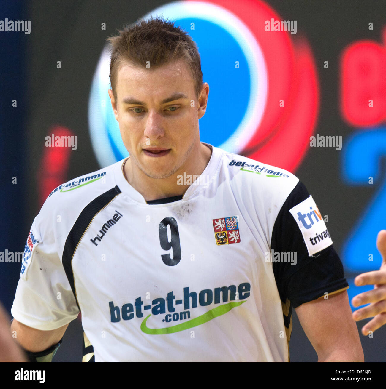 Czech player Filip Jicha is pictured during the EHF Handball European ...