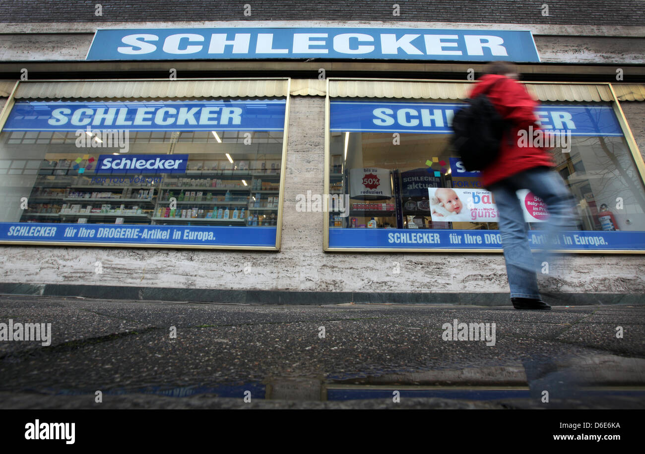 A Schlecker drug store is pictured in Duesseldorf, Germany, 20 January ...