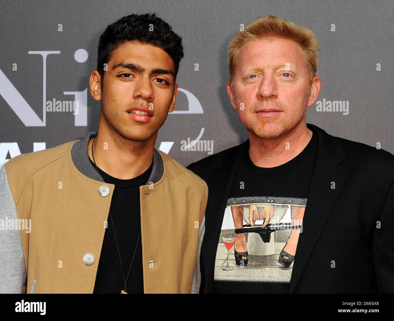 Noah und Boris Becker arrive at the Michalsky StyleNite offsite at ...