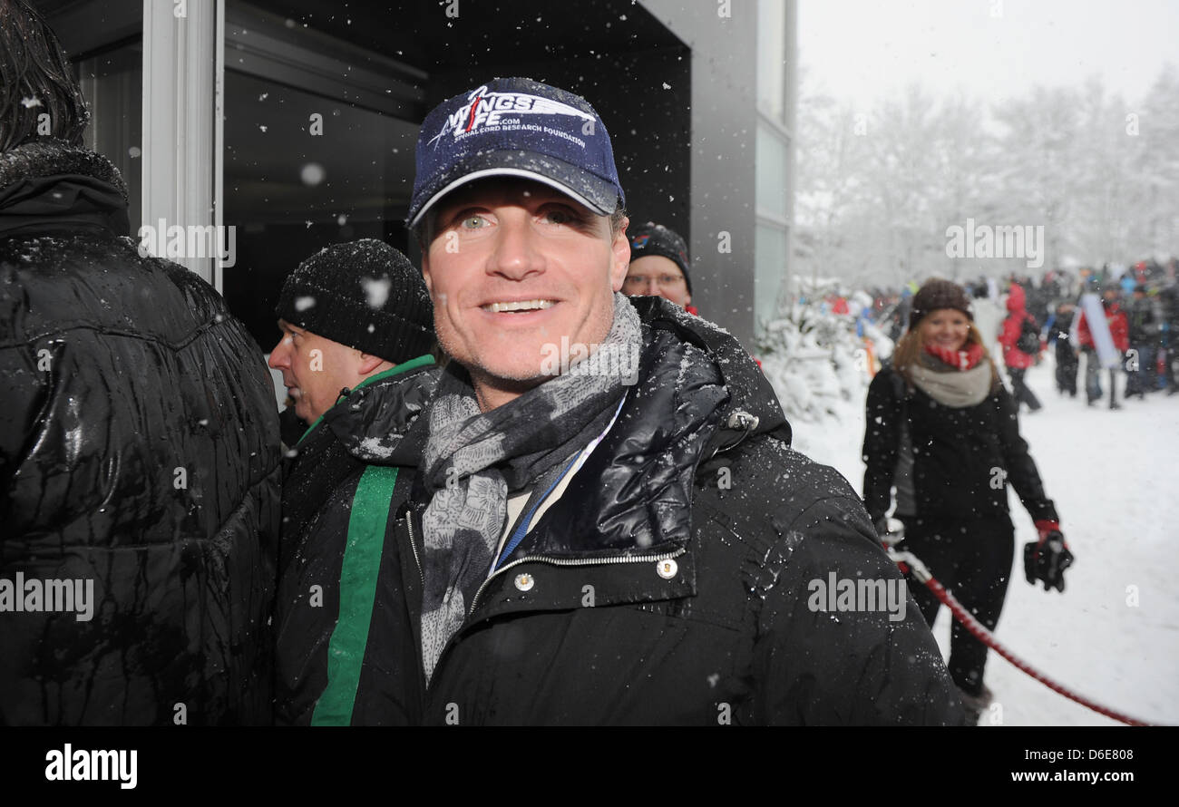 Scottish formula one driver David Coulthard smiles as he attends the ...