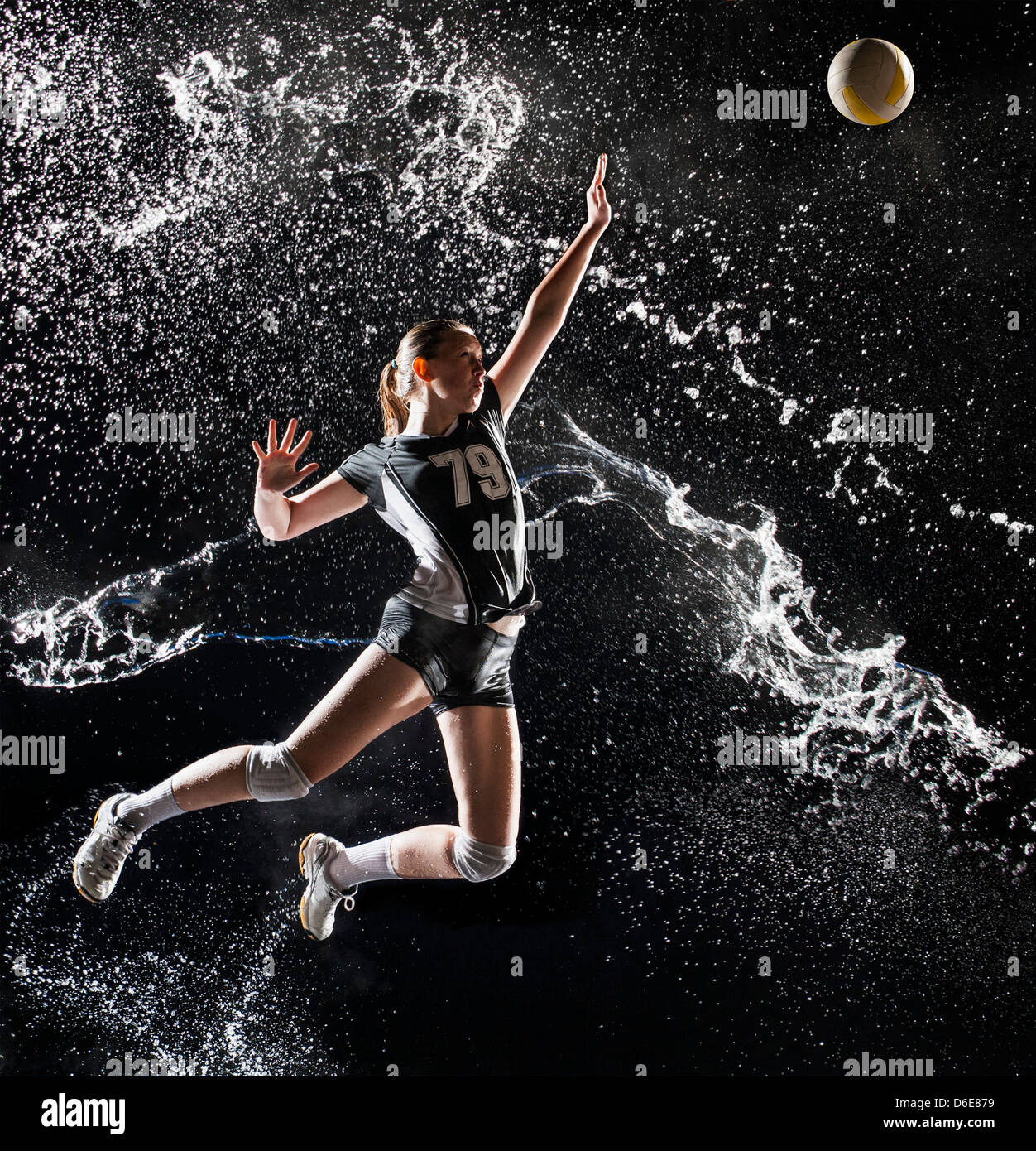 Full Length Jump Water Splash High Resolution Stock Photography and ...