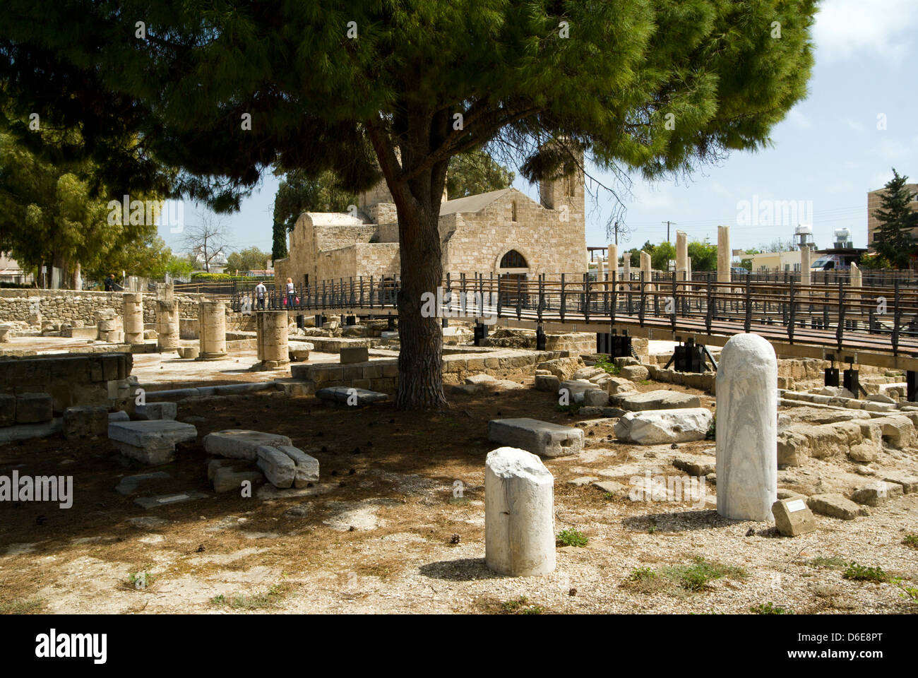 St Pauls pillar and early christian basilica and ayia kyriaki church ...