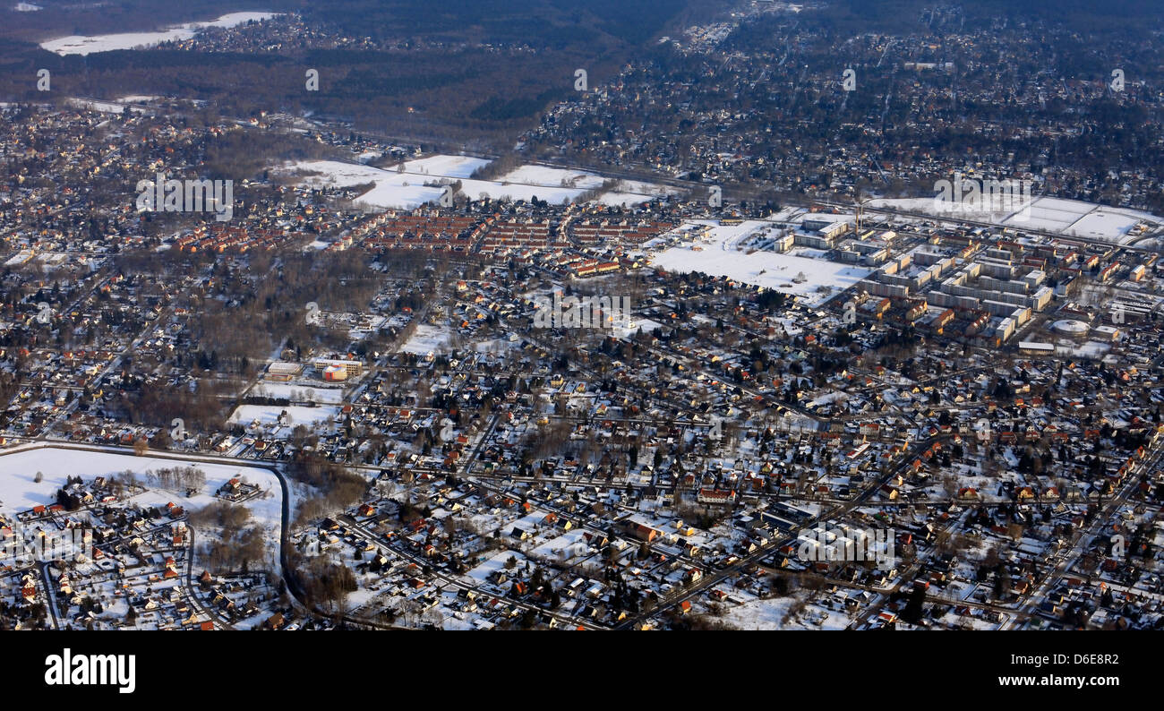 Aerial view of suburb Berlin, Germany Stock Photo - Alamy