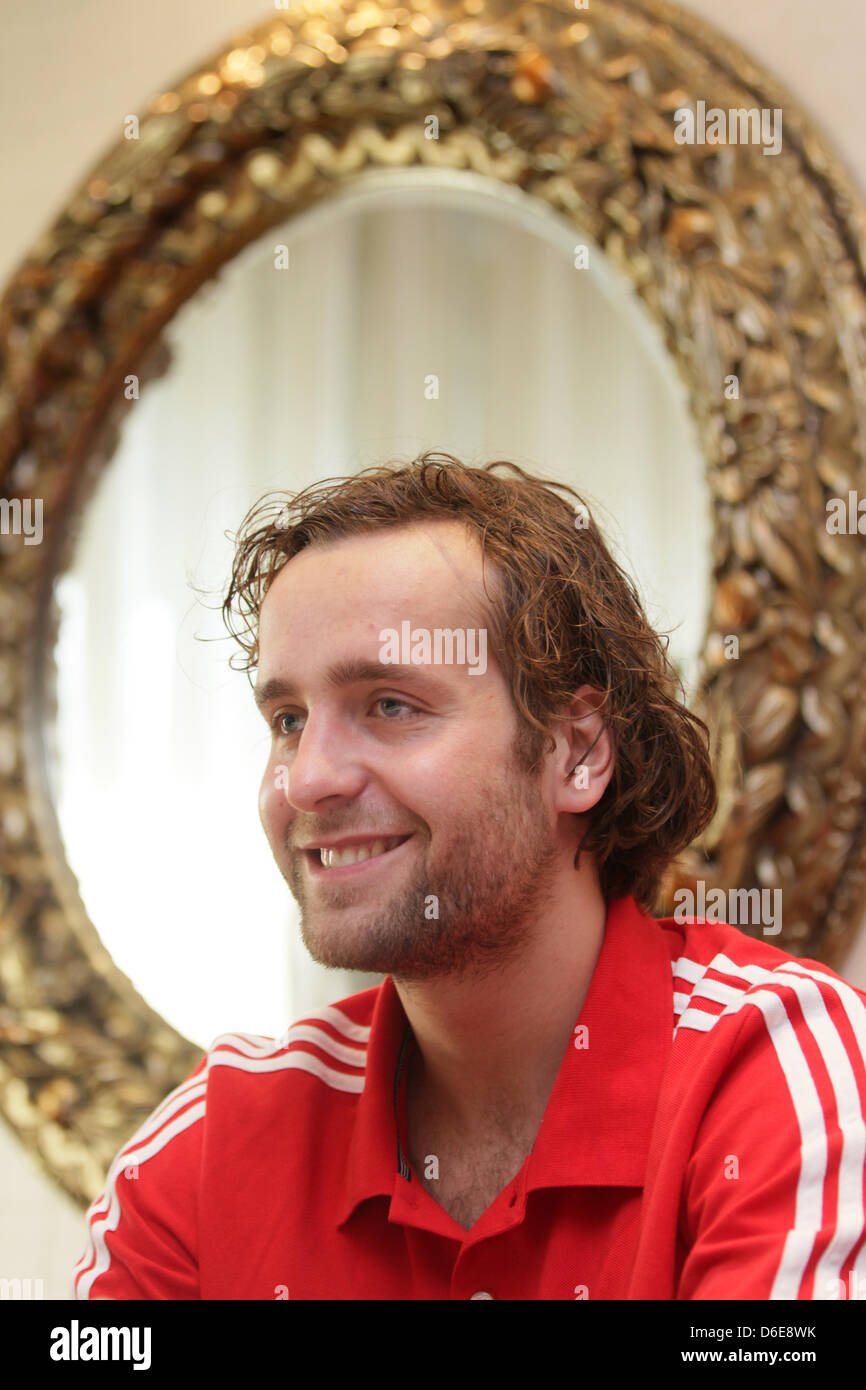 The goalkeeper of the German national handball team, Silvio Heinevetter ...