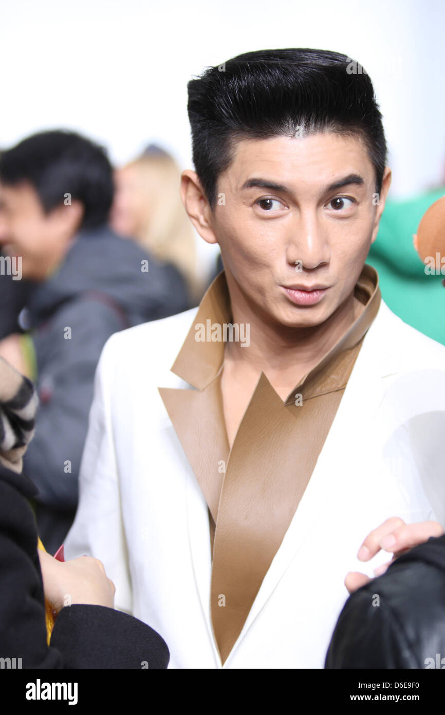 Taiwanese singer and actor Nicky Wu attends the presentation of Dior ...