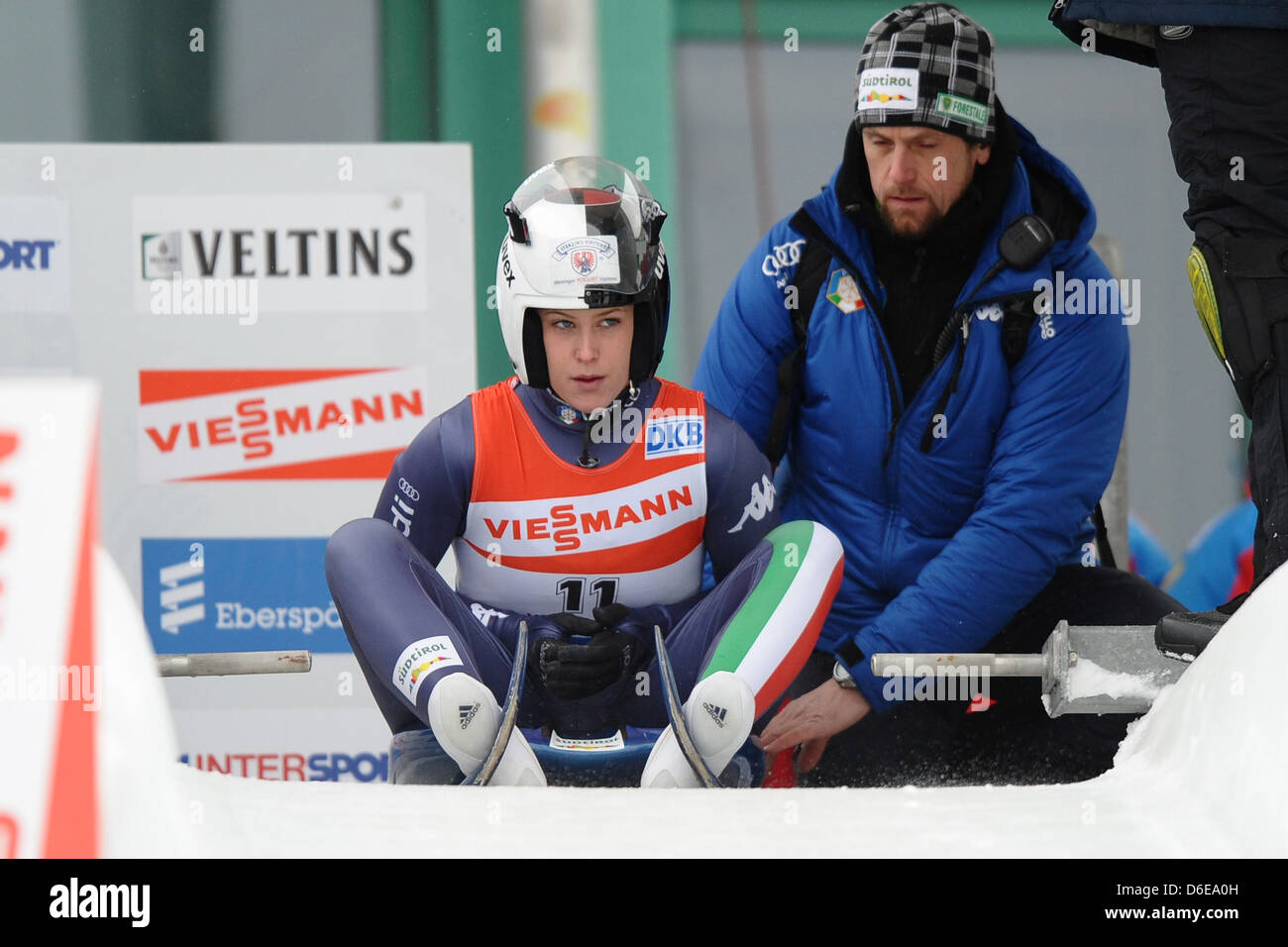 Italy's Sandra Gasparini competes in the women's singles at the ...