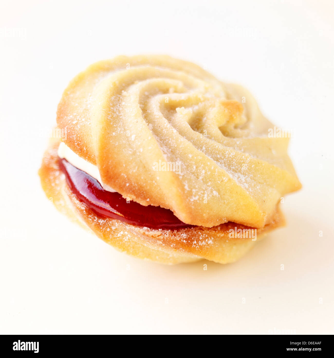 Viennese Swirl Biscuit Stock Photo - Alamy
