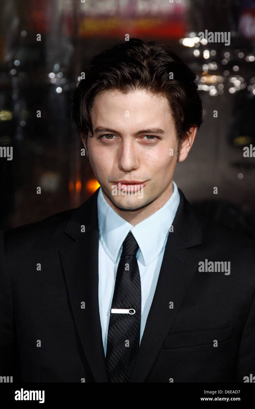 US actor Jackson Rathbone attends the premiere of the movie 'Man On A ...