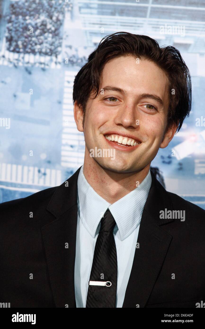 US actor Jackson Rathbone attends the premiere of the movie 'Man On A ...