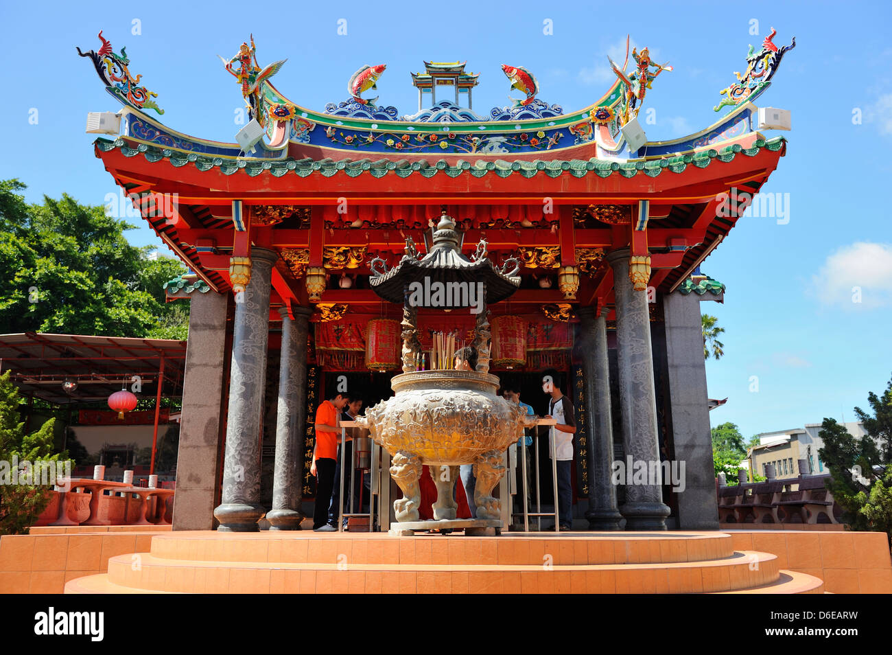Tua Pek Kong Chinese Temple in Kuching, Sarawak, Borneo Stock Photo - Alamy