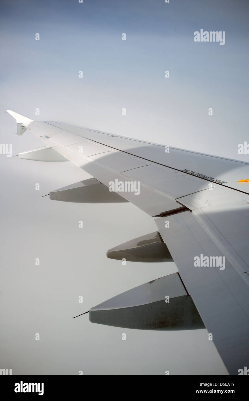 Airbus A319 Germanwings commercial airliner wing Stock Photo - Alamy