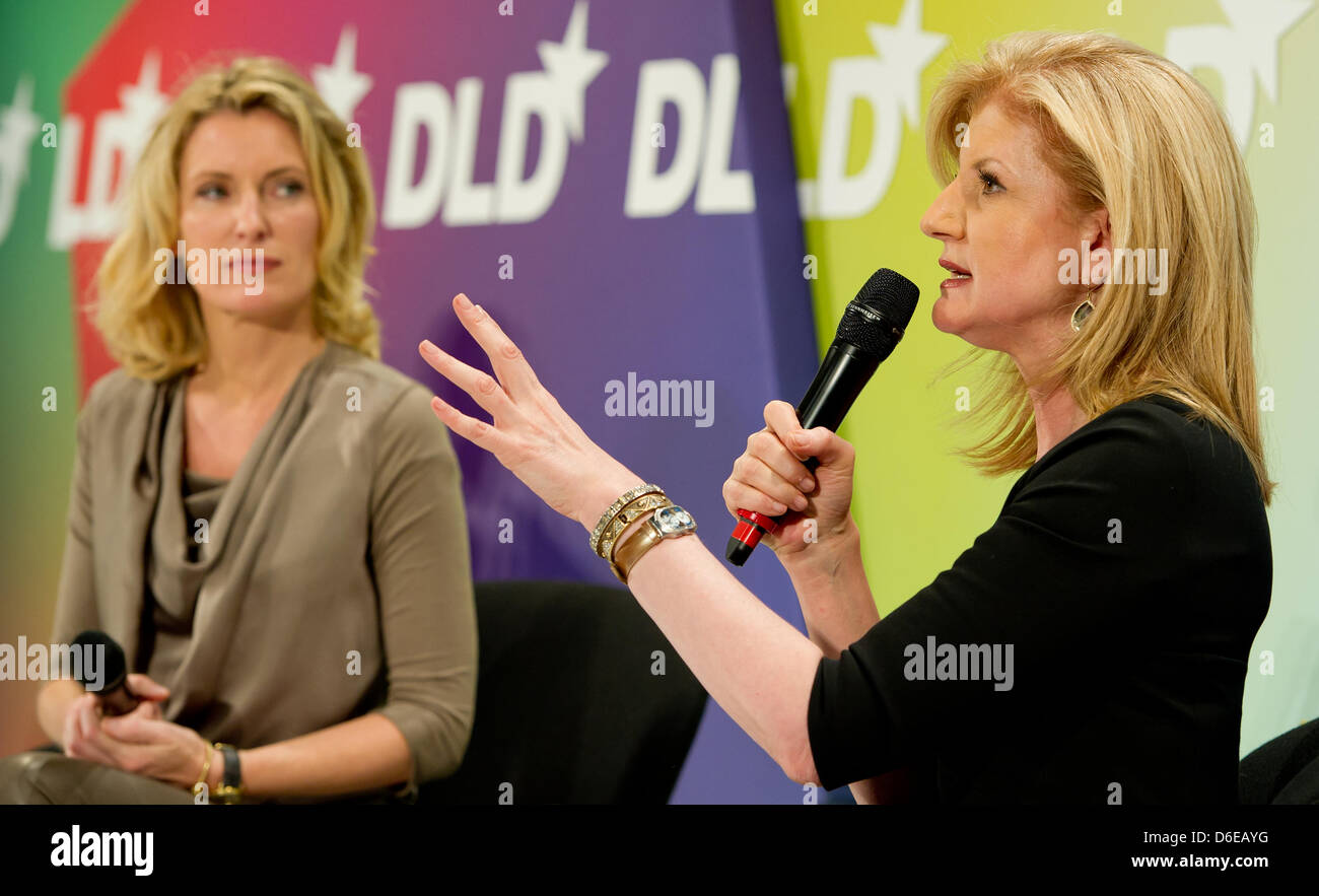 The chief editor of the online newspaper 'The Huffington Post', Arianna ...