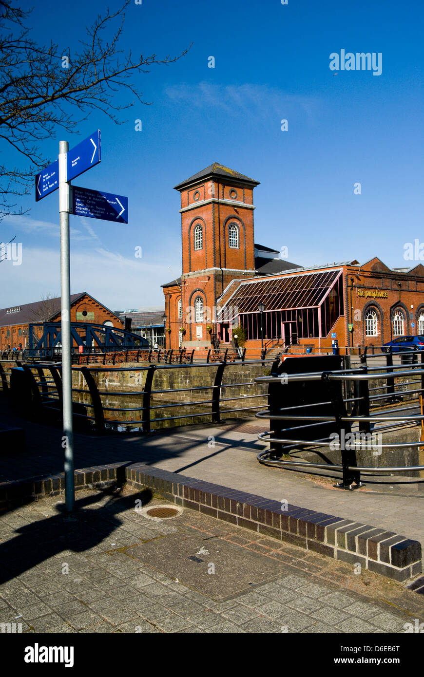 the pumphouse bar and restaurant, maritime quarter, Swansea, south ...