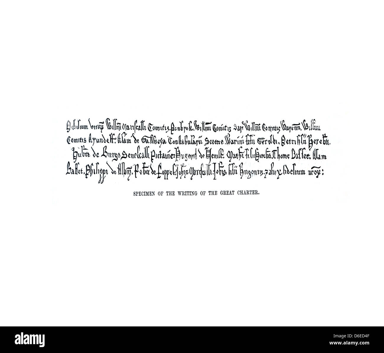 Magna carta hi-res stock photography and images - Alamy