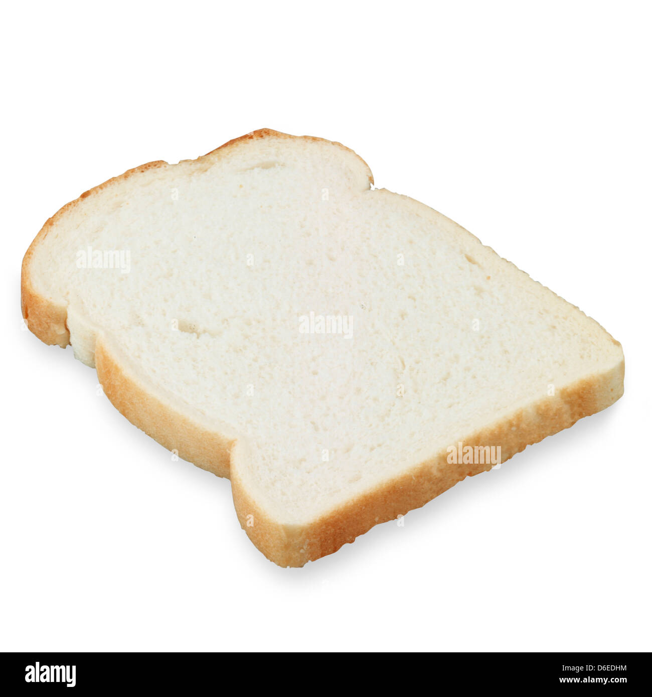 Slice of White Bread Stock Photo - Alamy