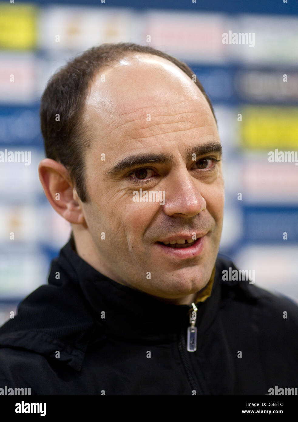 Spanish handball player Jose Javier Ibanez Hombrados attends the press ...