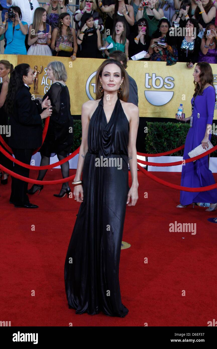 US actress Angelina Jolie attends the 18th Annual Screen Actor's Guild ...