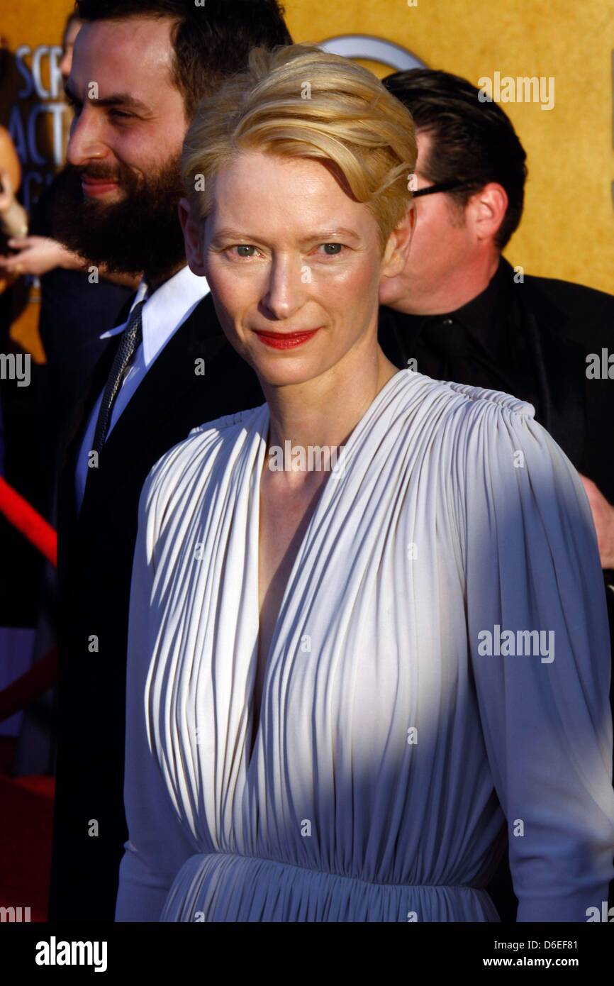 British actress Tilda Swinton attends the 18th Annual Screen Actor's ...