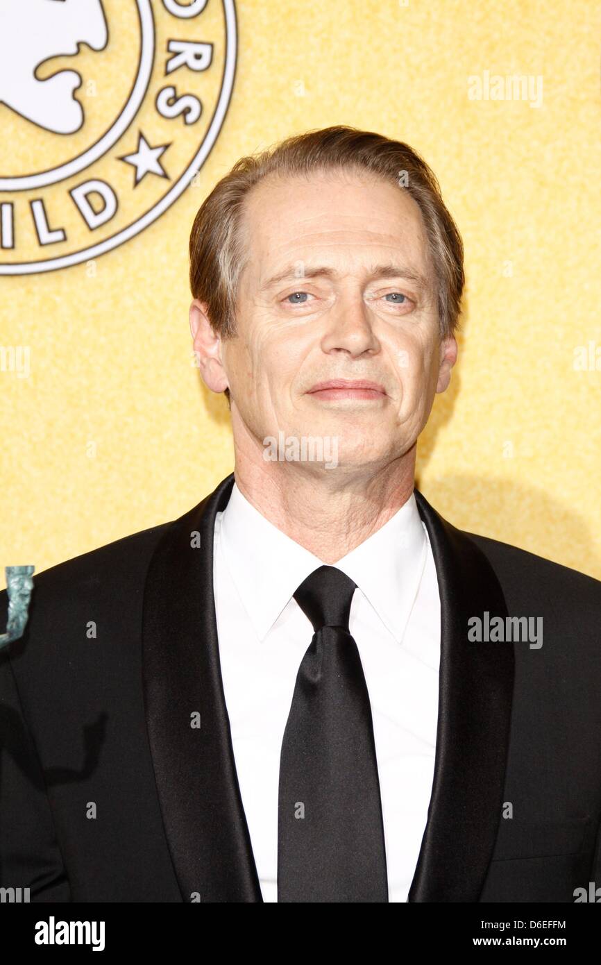 US actor Steve Buscemi poses in the press room of the 18th Annual ...