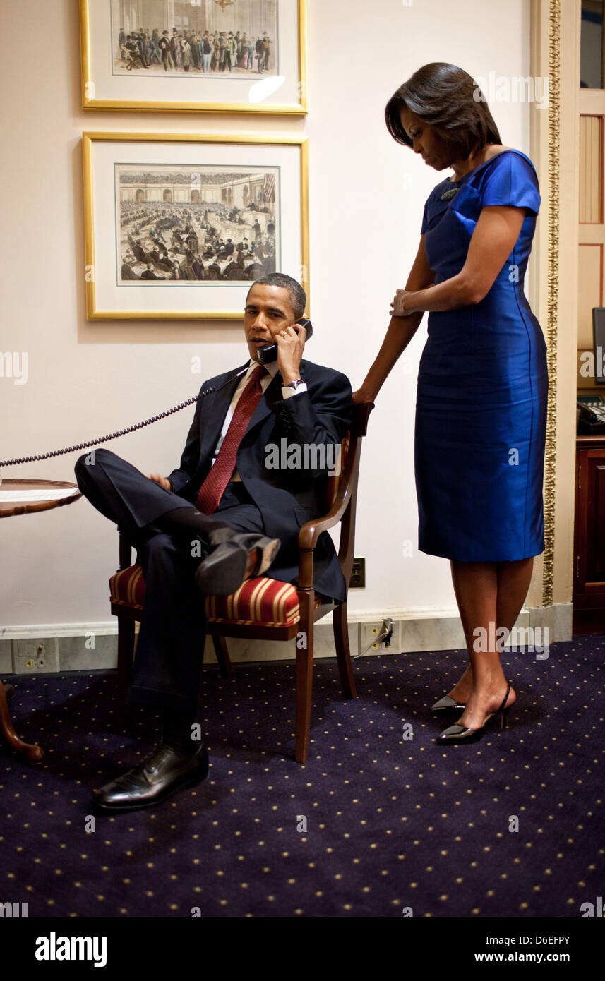 Michelle Obama Blue Dress
