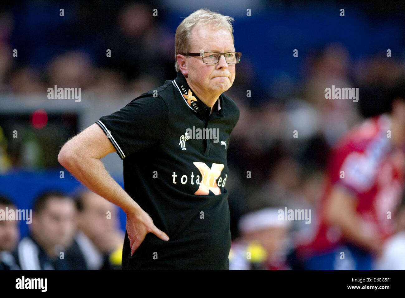 Danish national coach Ulrik Wilberg during the EHF Handball European ...