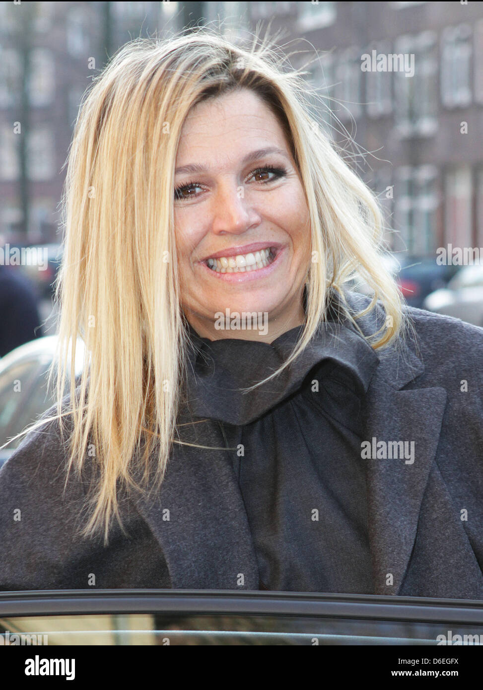 Dutch Princess Maxima leaves after starting the project Open Inloop ...