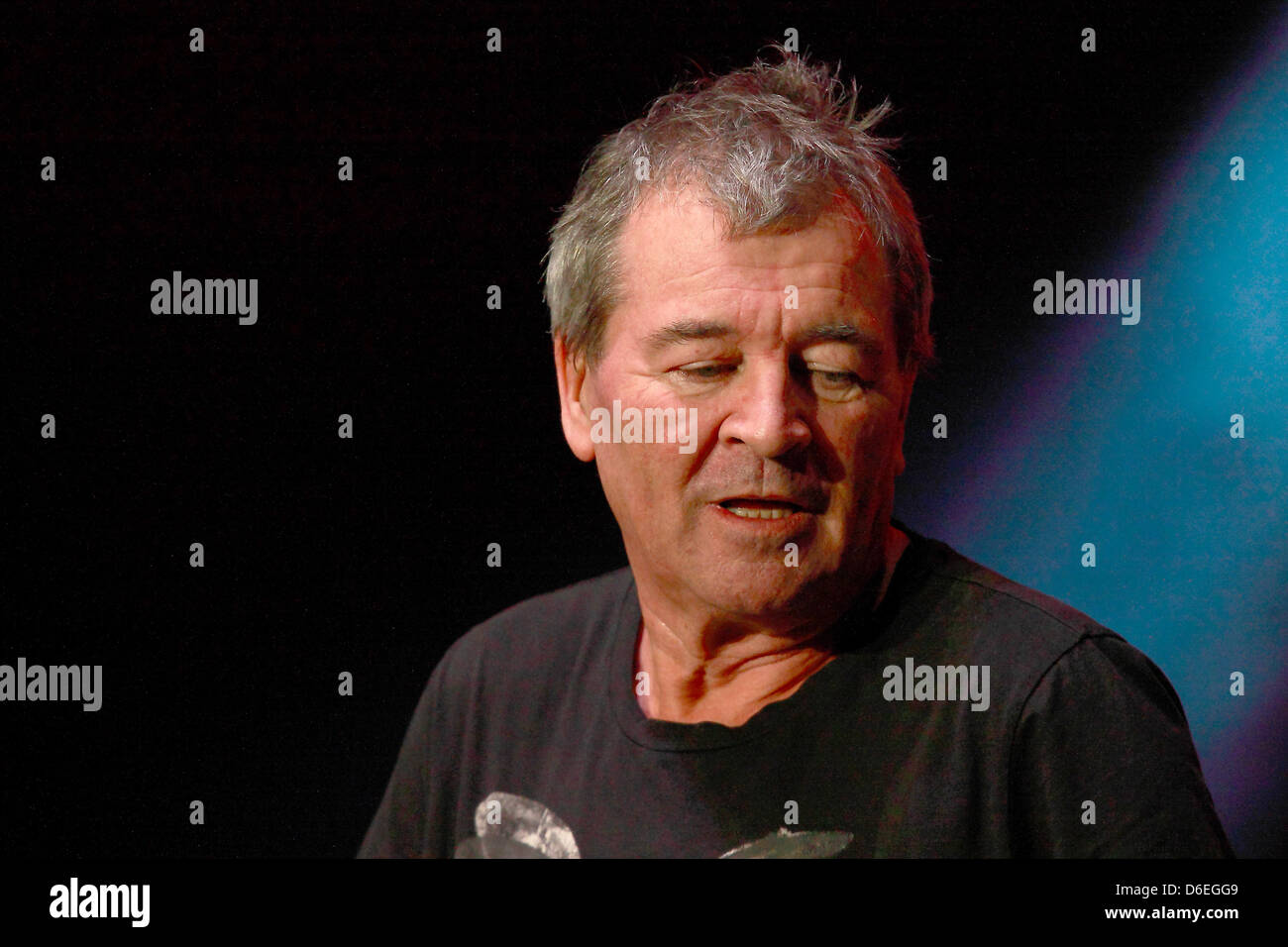 British Deep Purple singer Ian Gillan performs on stage during the ...