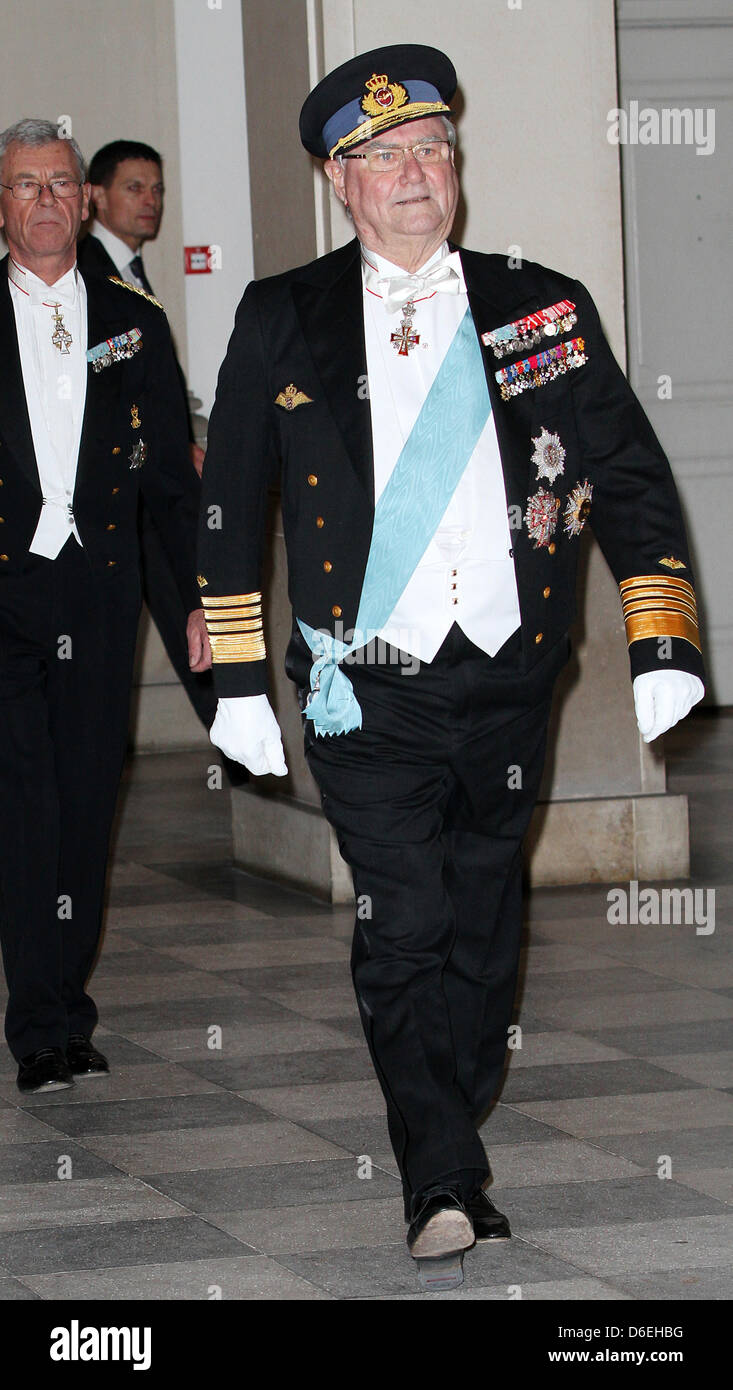 Prince Henrik of Denmark attends the dinner for the diplomatic corps on ...