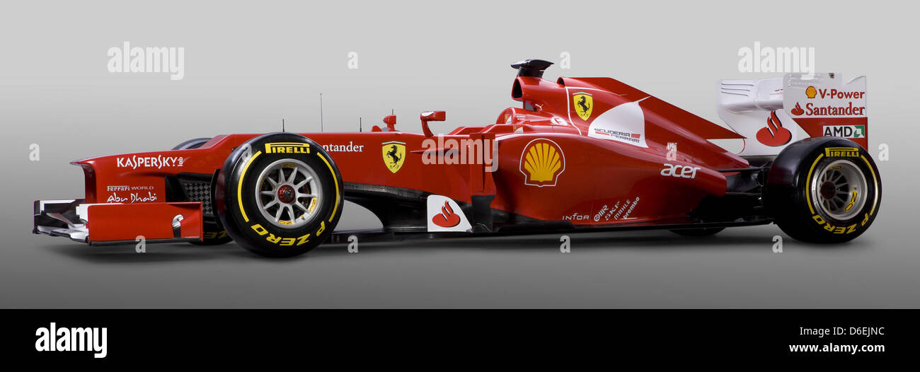 An undated handout picture released by the Ferrari Press Office on 03 ...