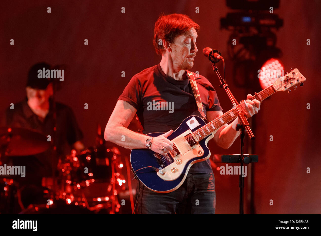Chris Rea, British singer and composer, performs during the kick-off ...