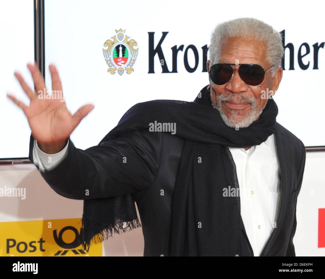 US actor Morgan Freeman arrives for the 47th Golden Camera award ...