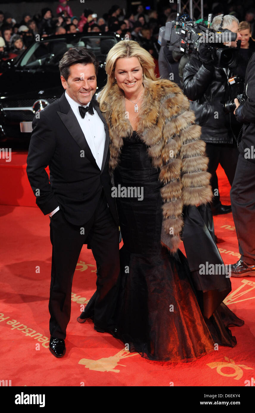 German singer Thomas Anders and his wife Claudia arrive for the 47th ...