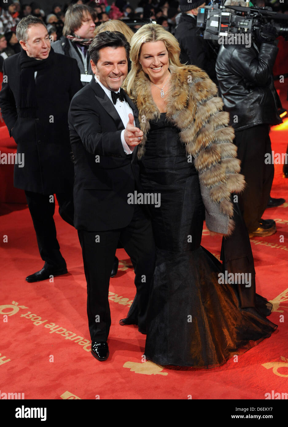 German singer Thomas Anders and his wife Claudia arrive for the 47th ...