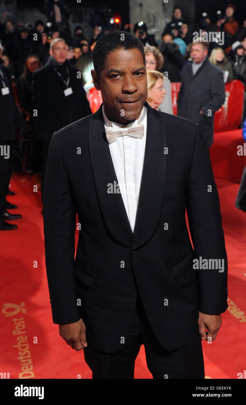 US actor Denzel Washington arrives for the 47th Golden Camera award ...