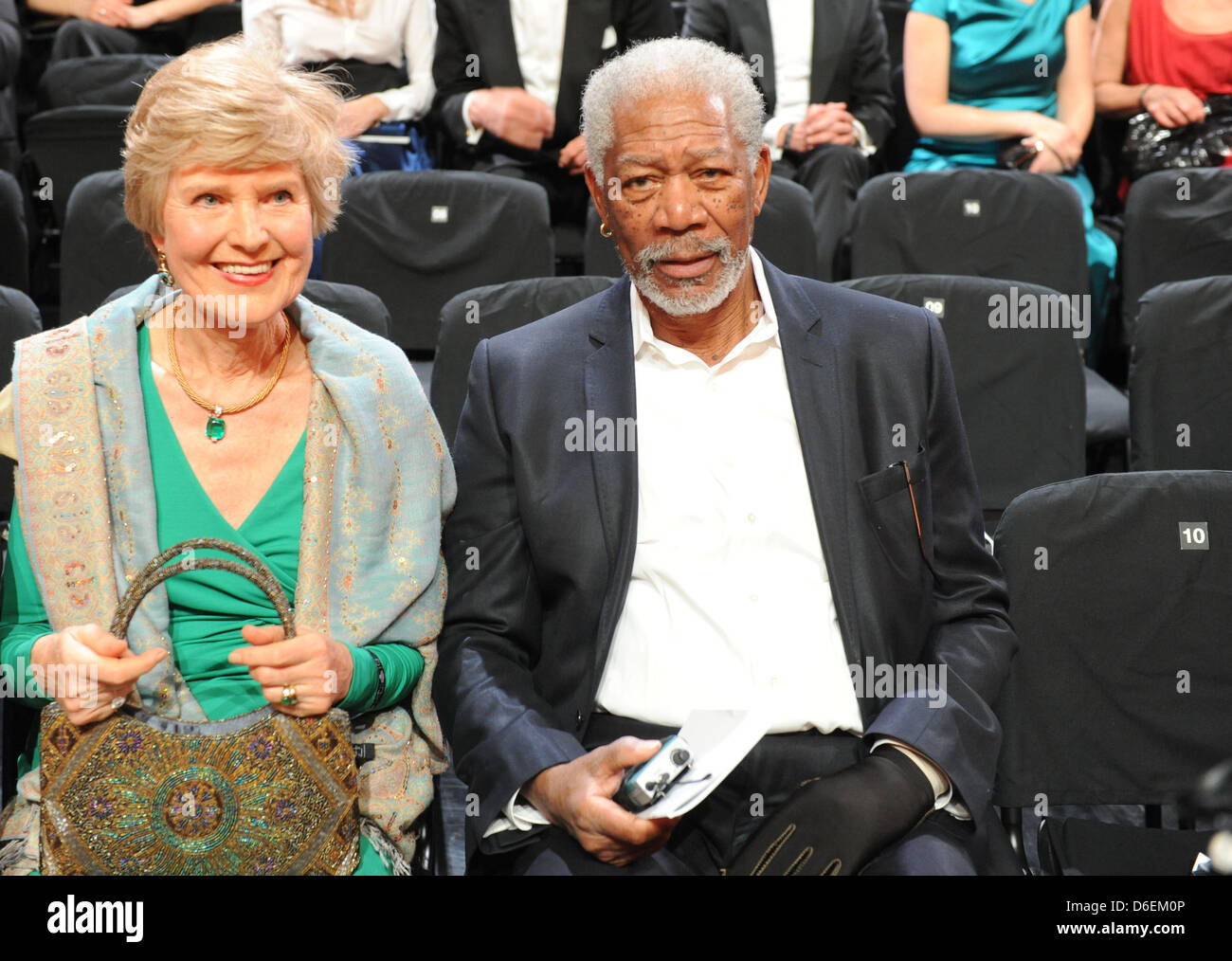 Main shareholder of Axel Springer Verlag Friede Springer and US actor ...