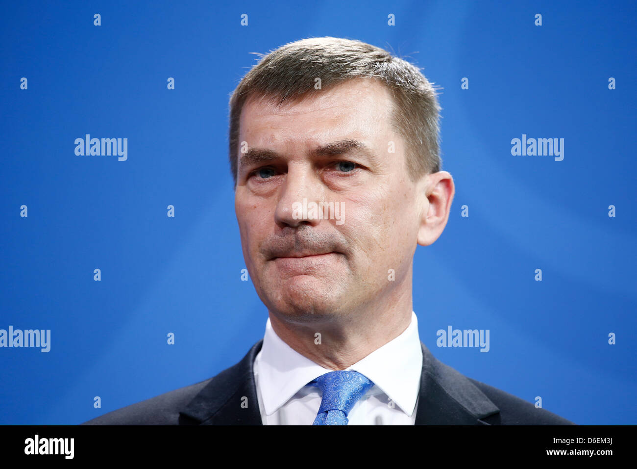 Germany, Berlin. 17th April, 2013. Prime Minister of Estonia, Andrus ...