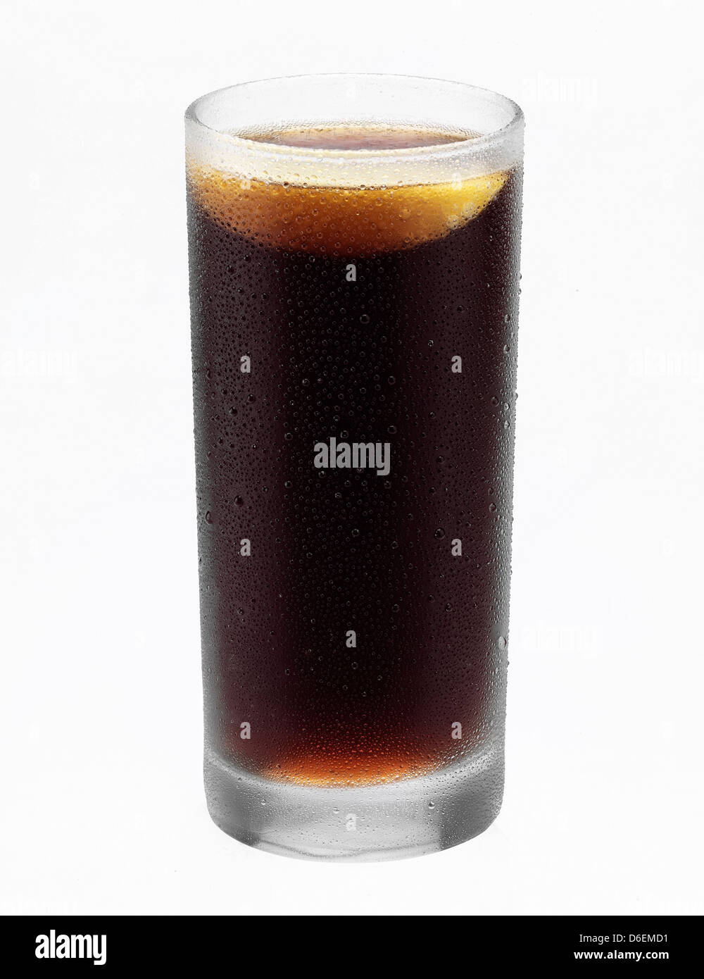 Glass of Cola Stock Photo - Alamy