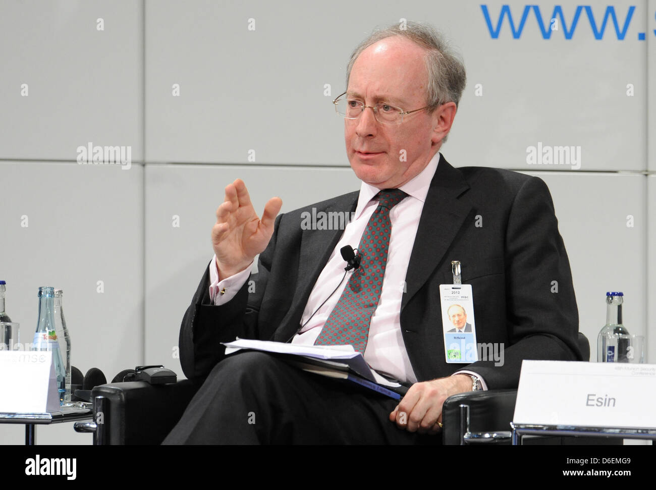 Former British Minister of Defence Malcolm Rifkind attends the 48th ...
