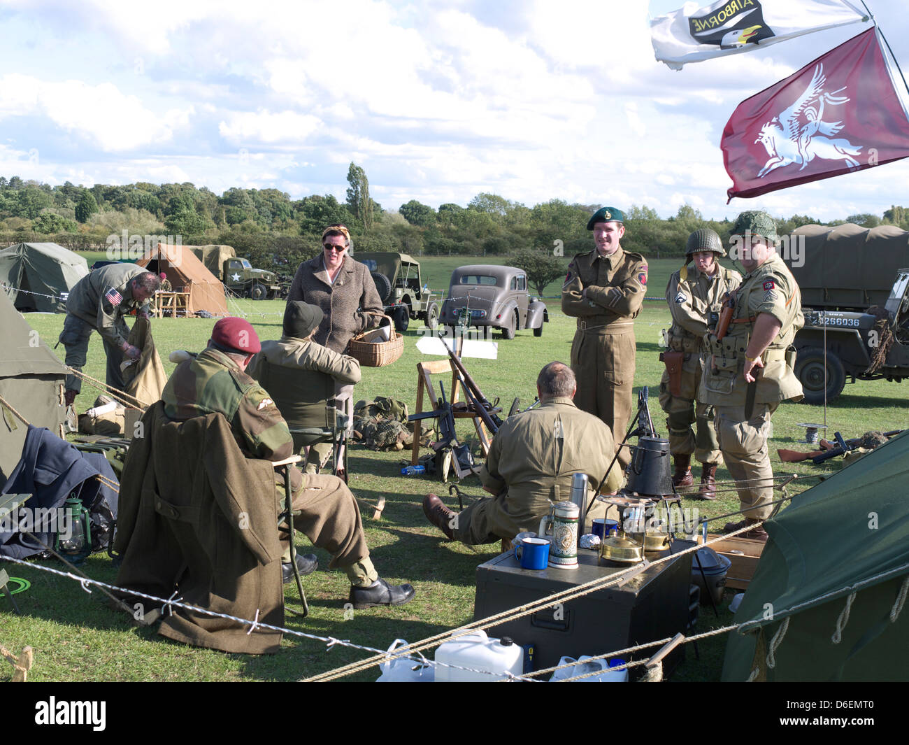 1940's reenactors at Rauceby war weekend 2011 Stock Photo - Alamy