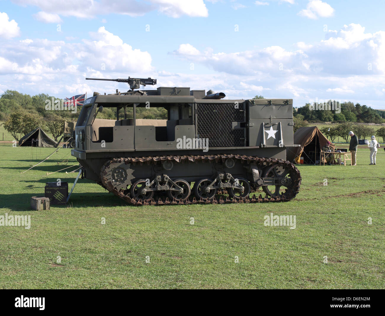 1940's tracked military vehicle,Rauceby war weekend 2011 Stock Photo ...
