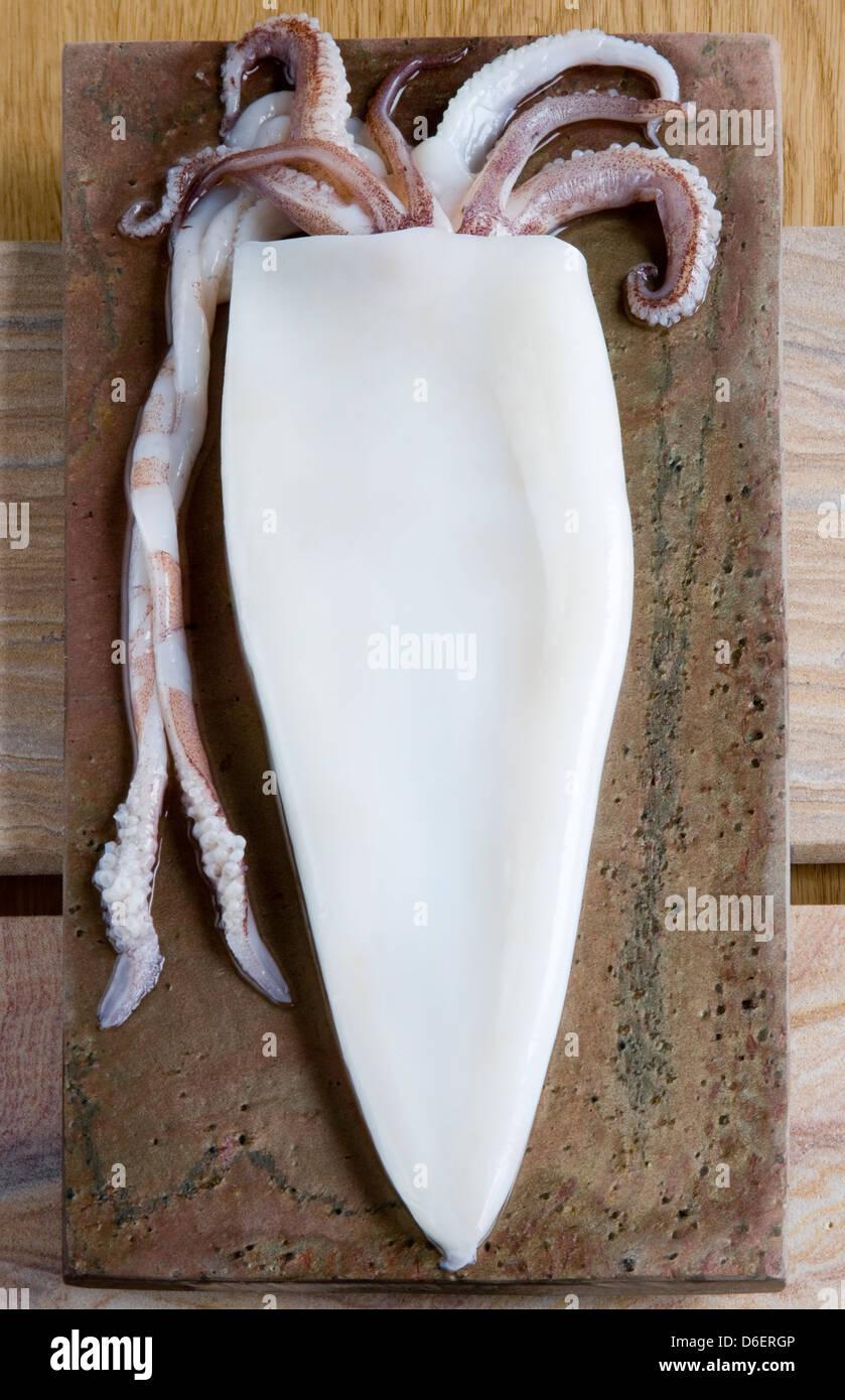Cleaned squid hi-res stock photography and images - Alamy