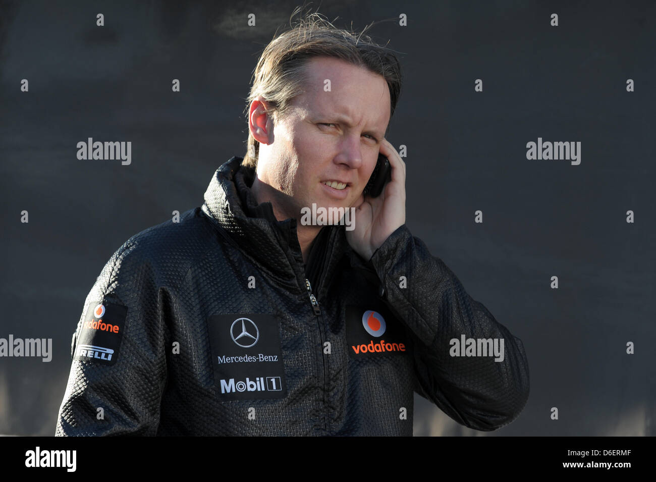 Sam Michael, Sporting Director of McLaren, pictured during the training ...