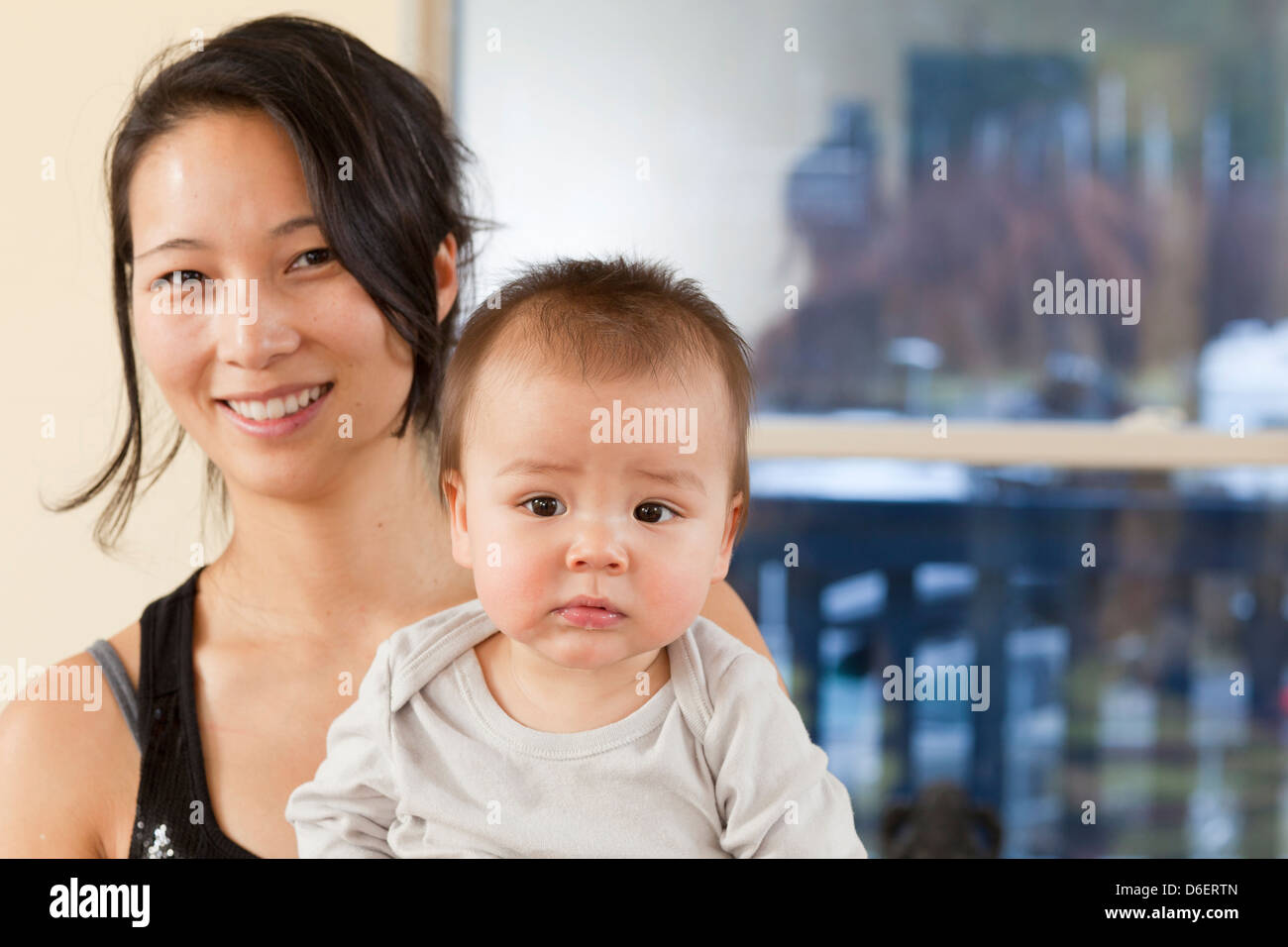 Korean Baby And Mommy