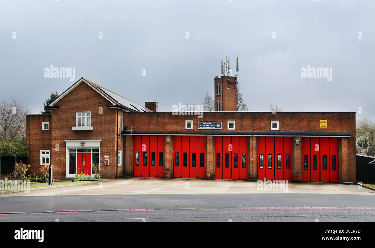 Sutton fire station hi-res stock photography and images - Alamy