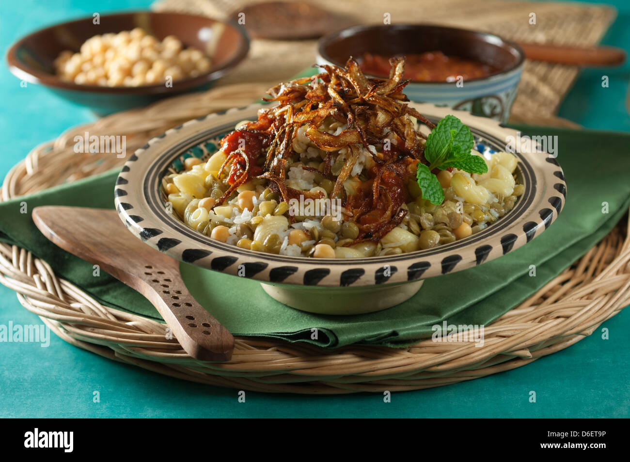 Kushari egypt hi-res stock photography and images - Alamy